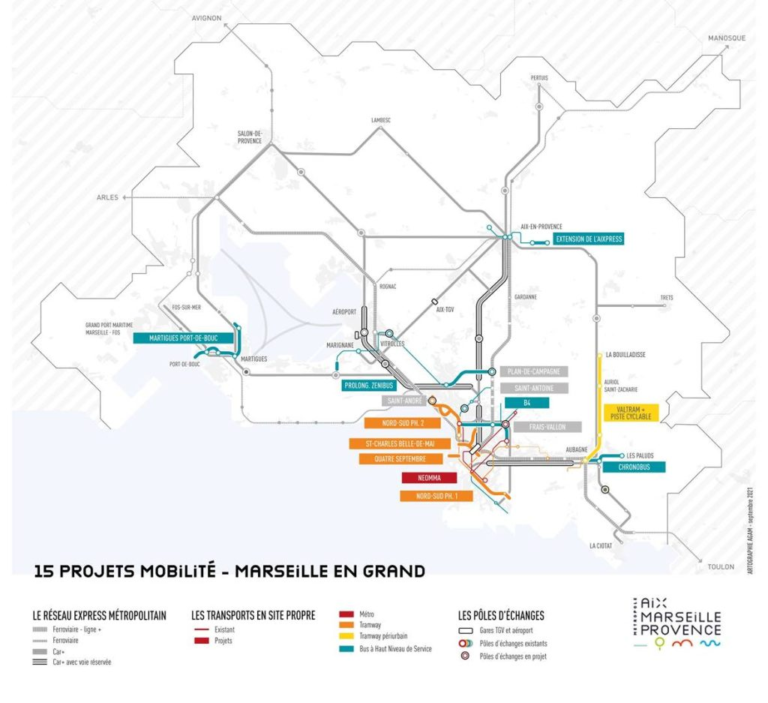 15 projets de mobilité bien engagés pour transformer Marseille – Gart