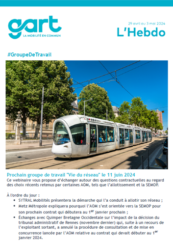 L'Hebdo n°154 - 29 avril au 3 mai 2024 - Gart