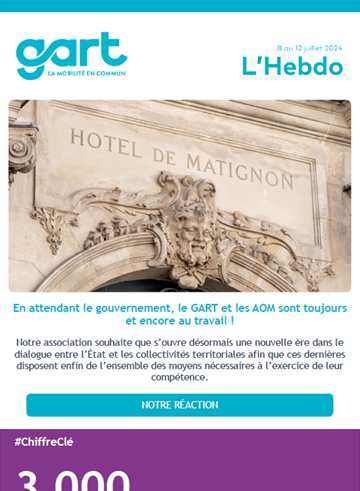 L'Hebdo n°163 - 8 au 12 juillet 2024 - Gart